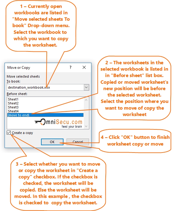 Copy A Worksheet In Excel